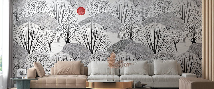 Engage with Artistic Wallpaper Patterns for a Modern Home