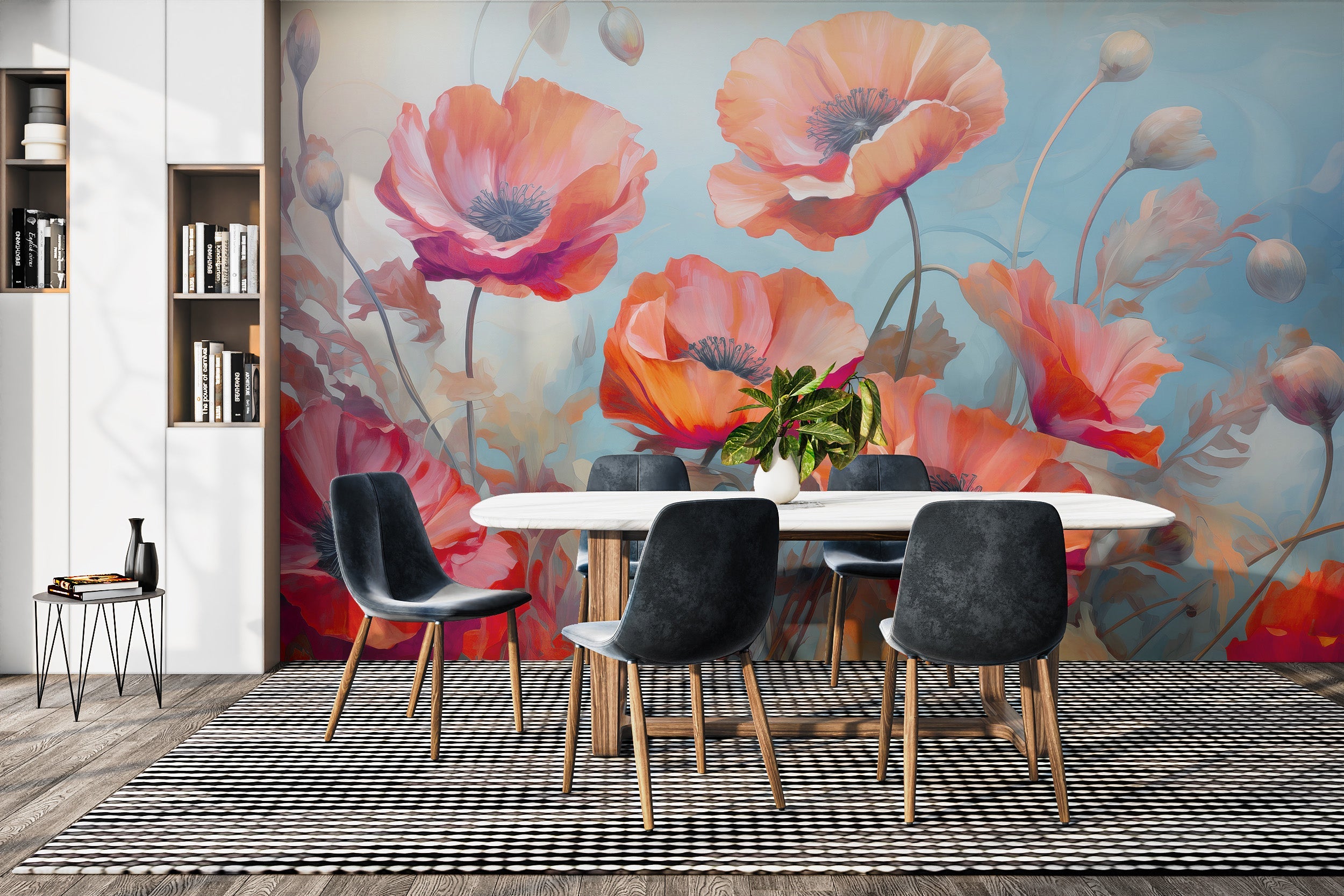 Poppy Wallpaper - Poppies Flower Wall Murals | Giffywalls