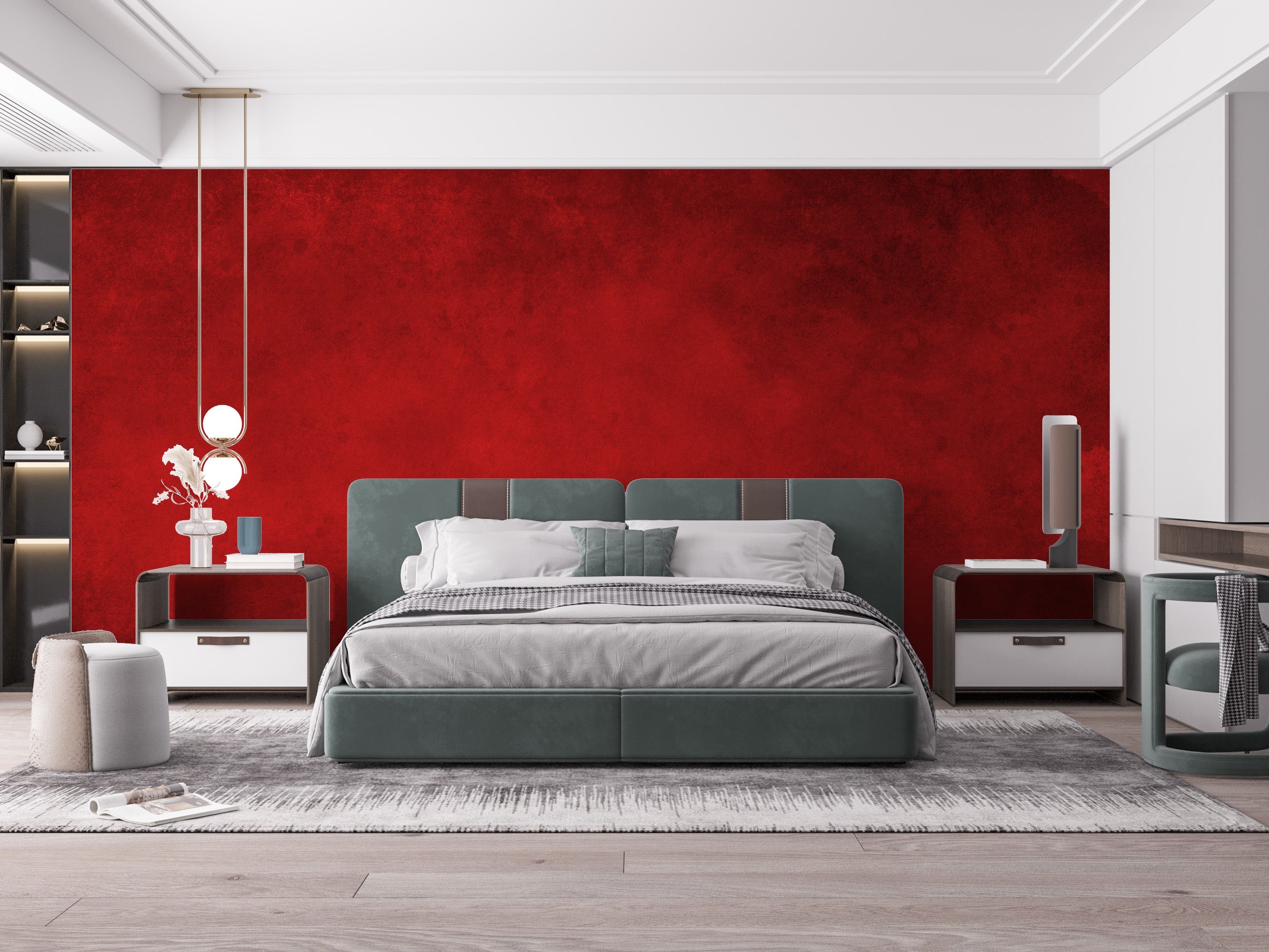 Red Wallpaper for Walls - Bold and Modern Interior Accent