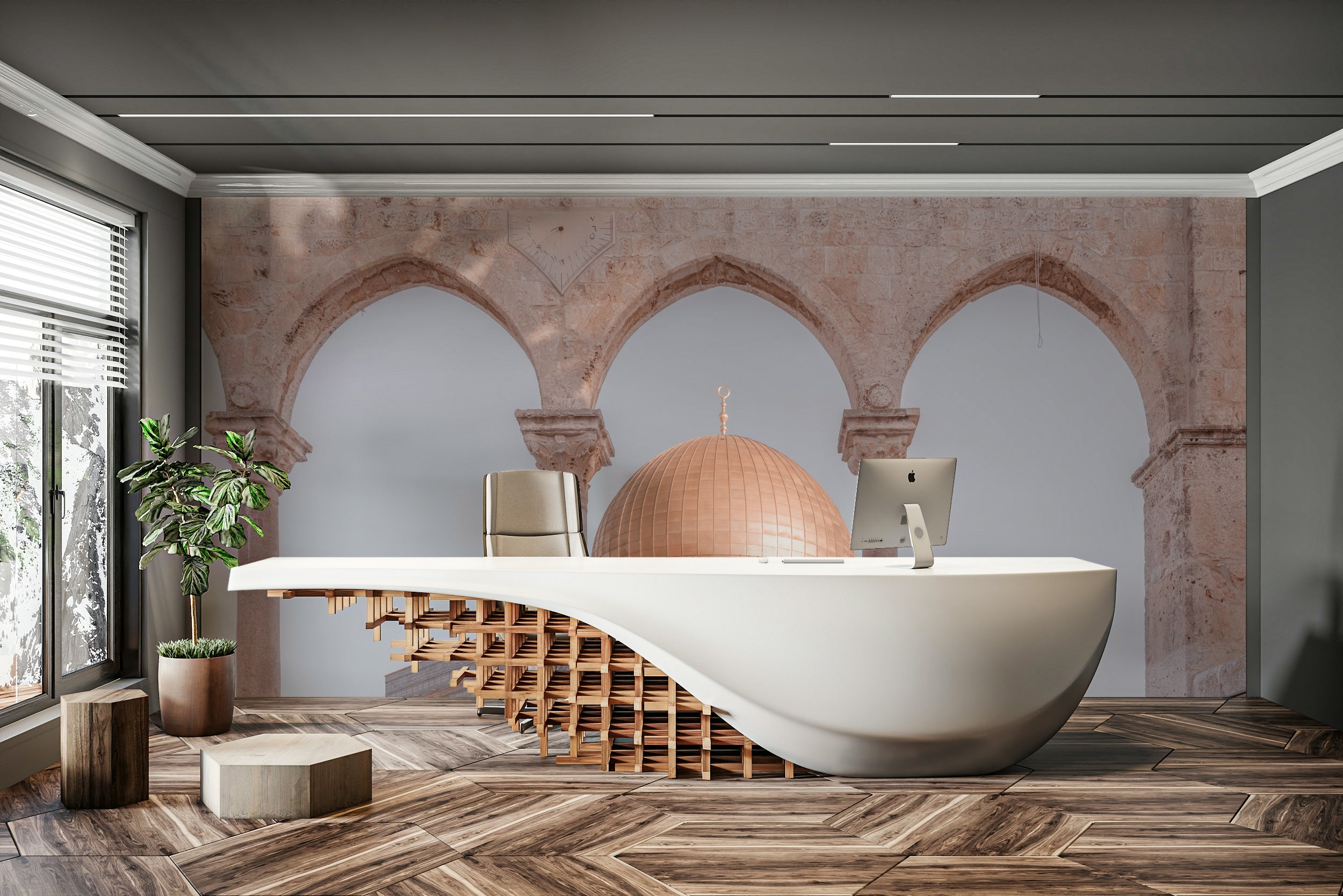 Al-Aqsa Mosque Mural Wallpaper