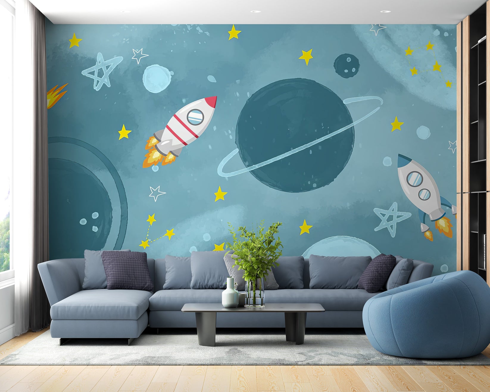 Pick Up the Best Kids Space Wallpaper - Galactic Adventure