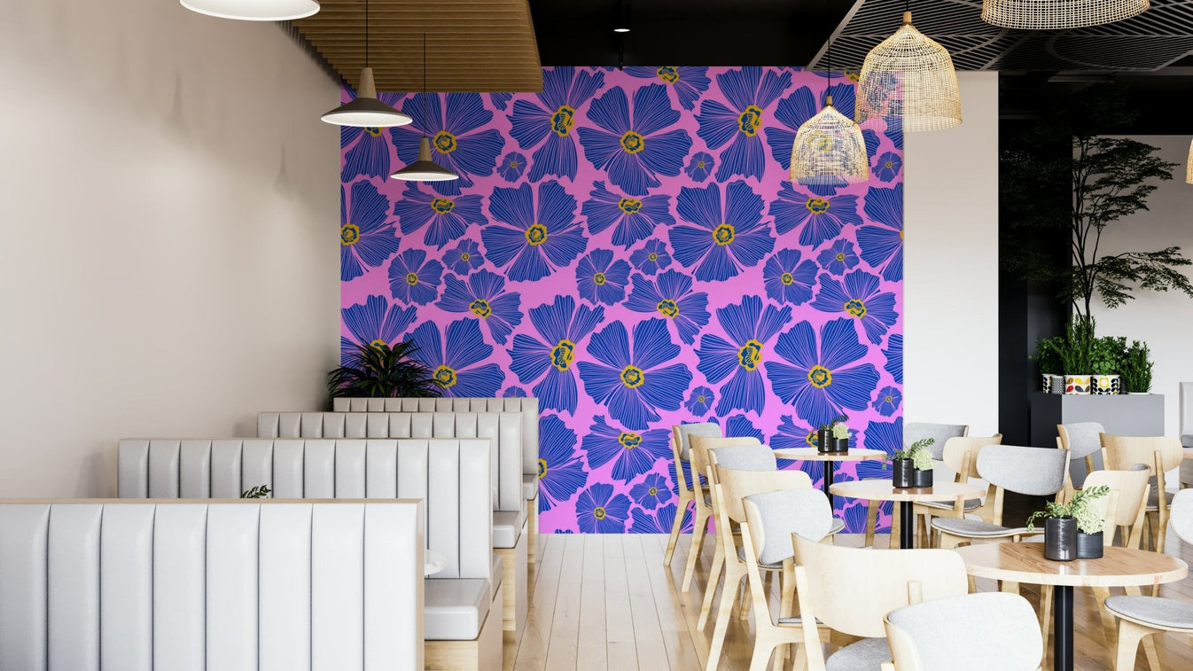 Bold Bloom Burst Mural Wallpaper