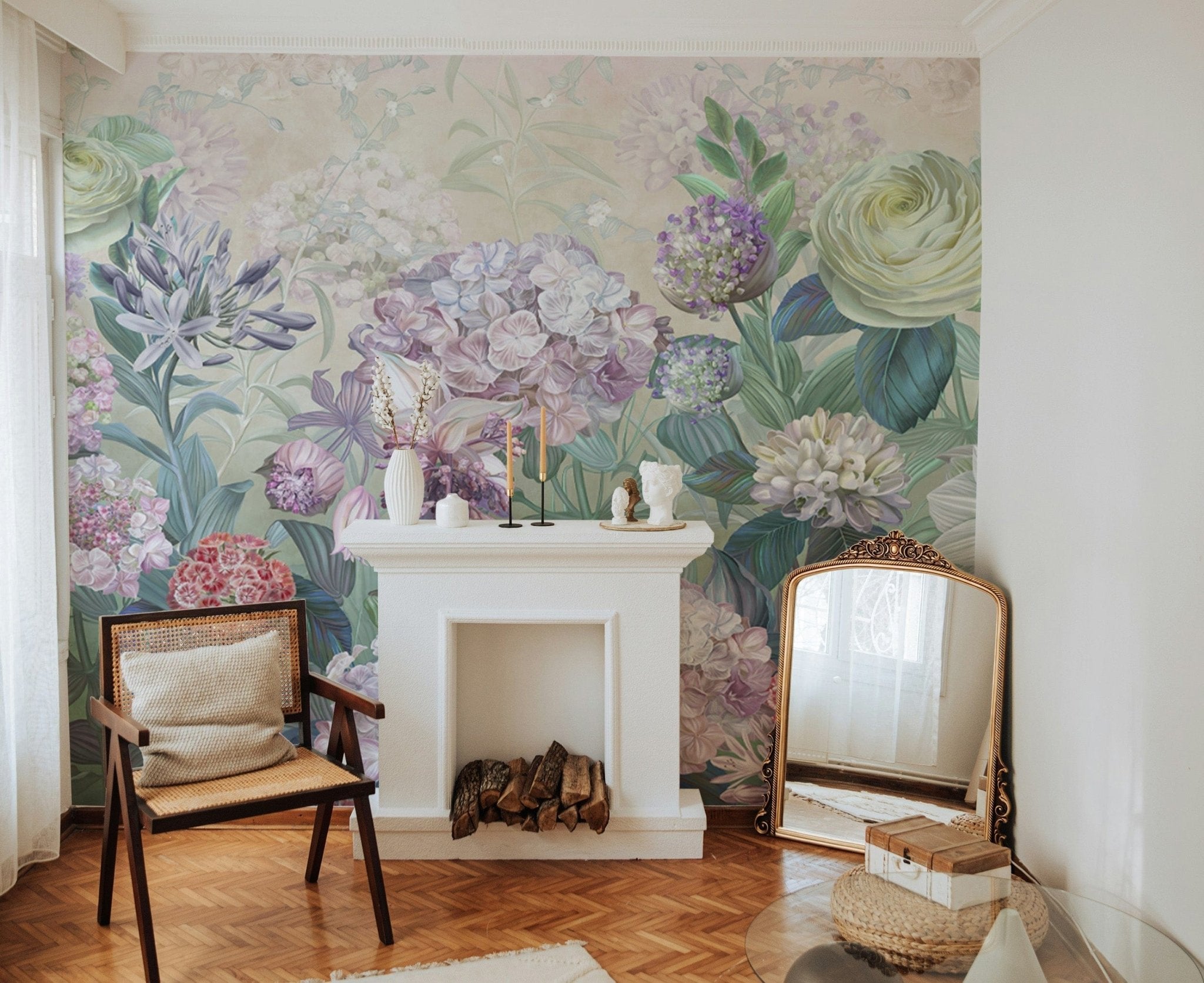 Dutch Delight Floral Oasis Wall Mural | Giffywalls