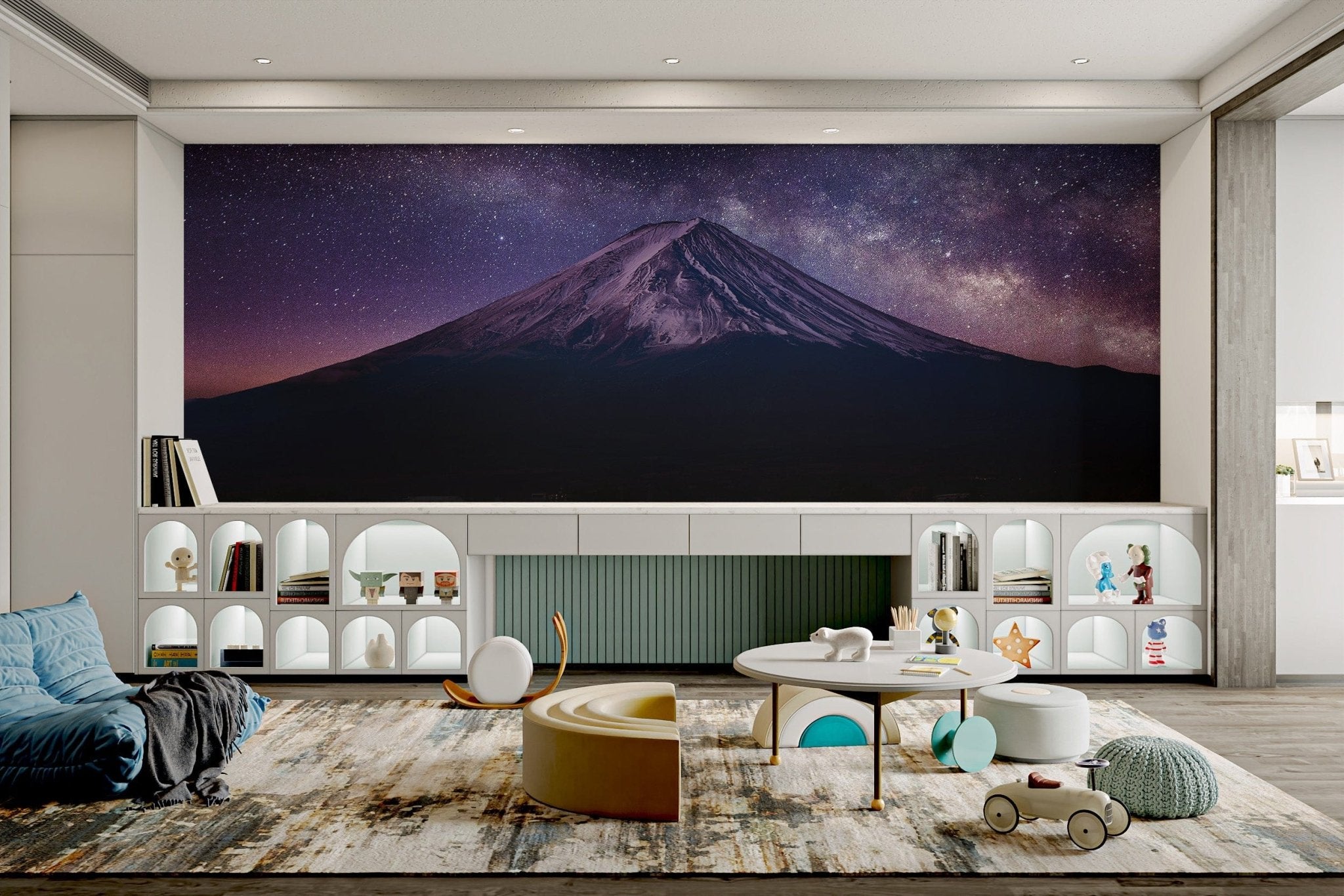 Buy Fuji Mountain Starry Night Wallpaper – Stunning Mountain Wallpaper