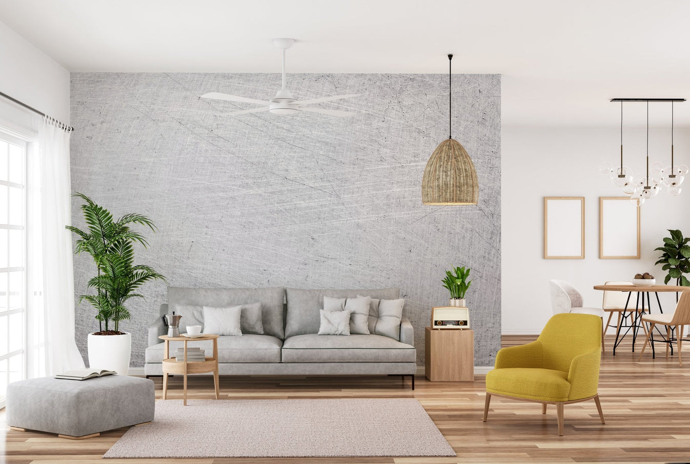 Metallic Wallpaper Mural – Luxury Finish - Giffywalls