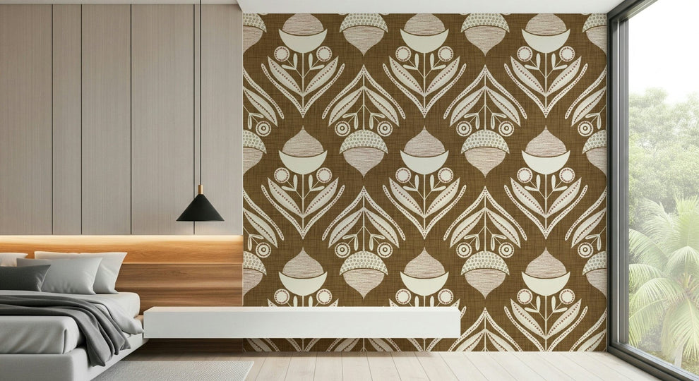 Rustic Floral Wallpaper