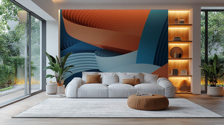 Stunning Strips Wallpaper Mural - Giffywalls