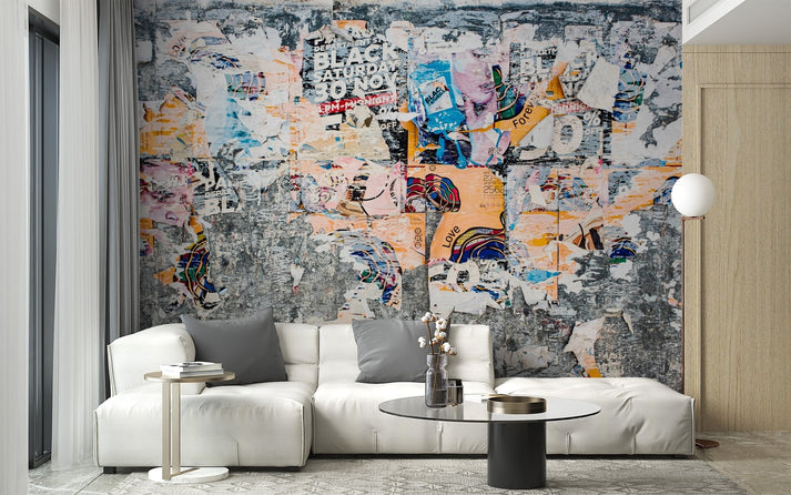 Unique Abstract Poster Mural - Urban Style | IN