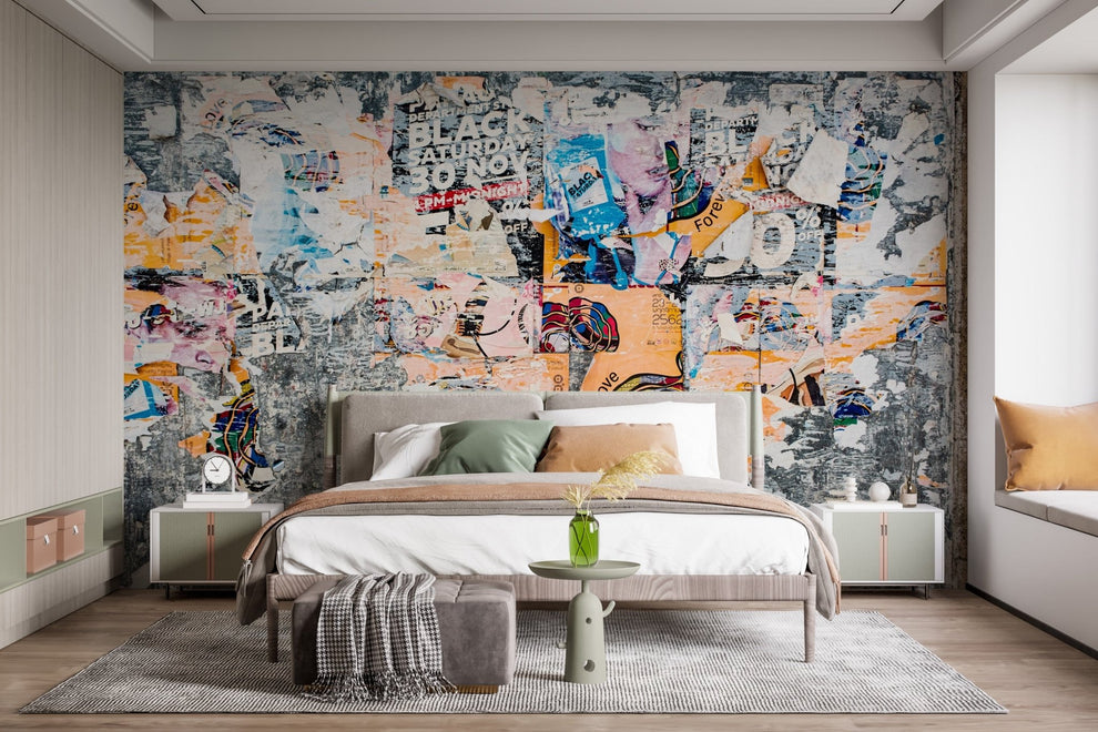 Unique Abstract Poster Mural - Urban Style | IN