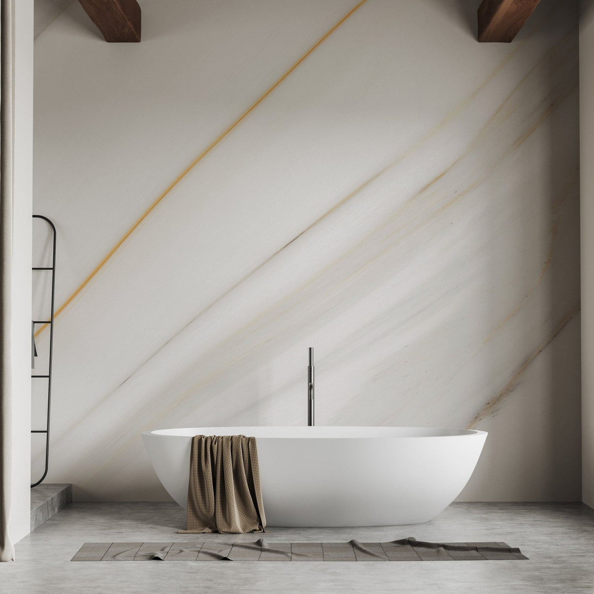 Transform Your Space with Stunning White Marble Wall Murals